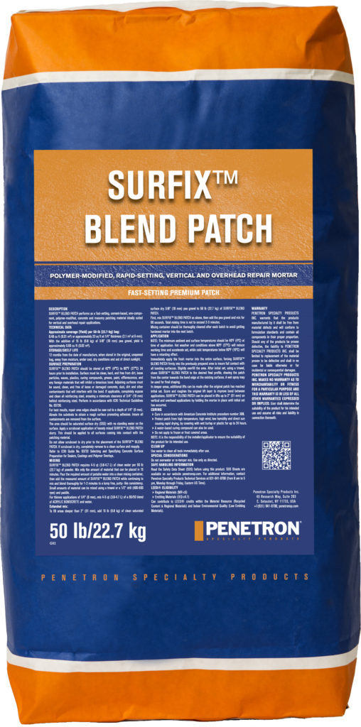 Surfix Blend Patch | Пенетрон - гідроізоляція бетону